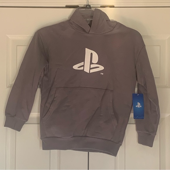 Sony | Shirts & Tops | Playstation Kids Hoodie Fleece Pullover Games ...